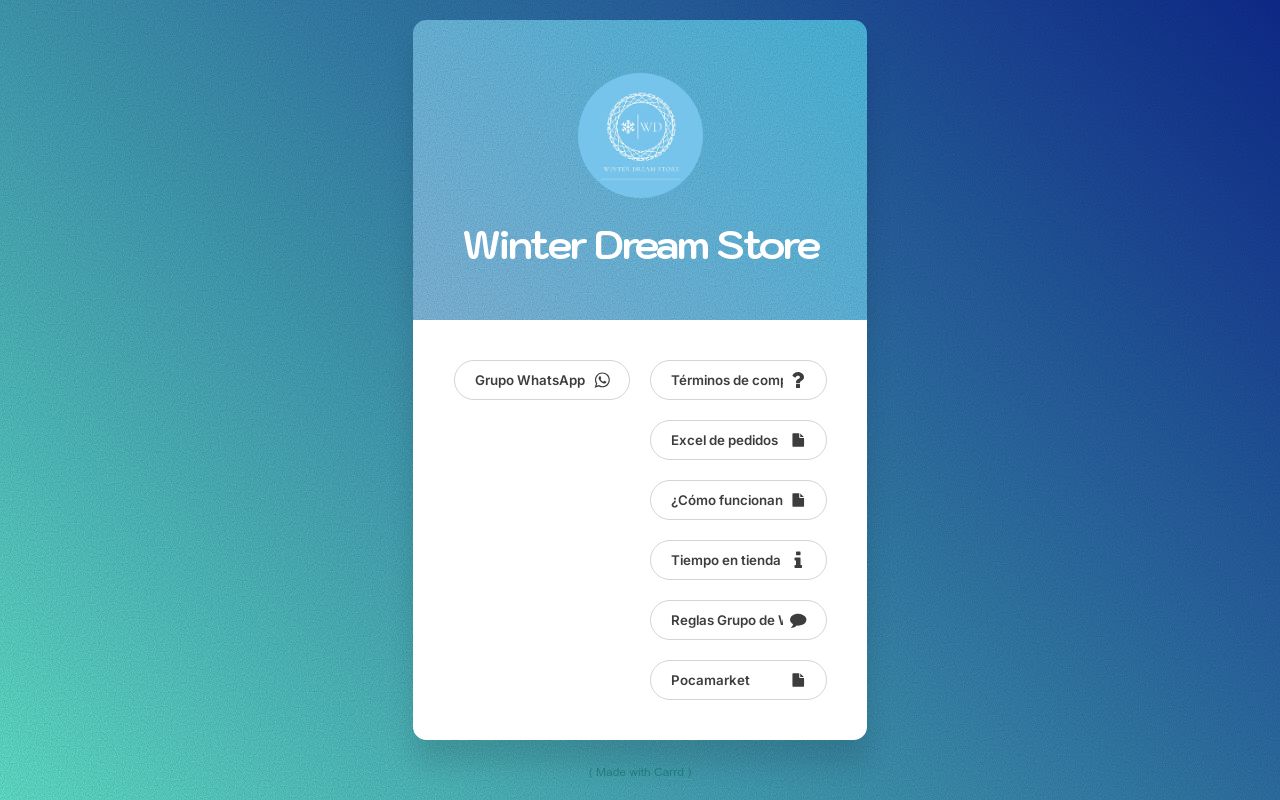 Winter Dream Store
